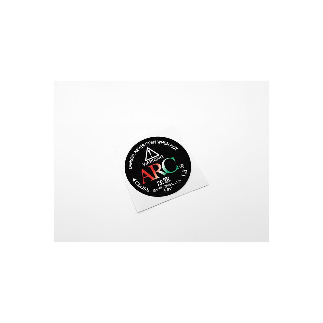 ARC Style Radiator Cap / Intercooler Label - Etsy