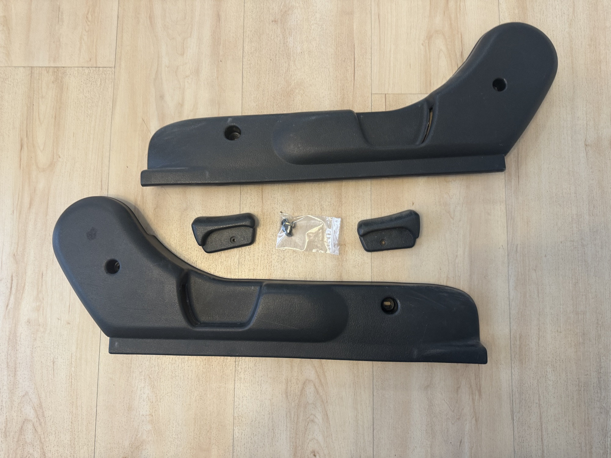 Nissan S13 240SX Front LH & RH Side Seat Cover Trim Panel OEM Pair W ...