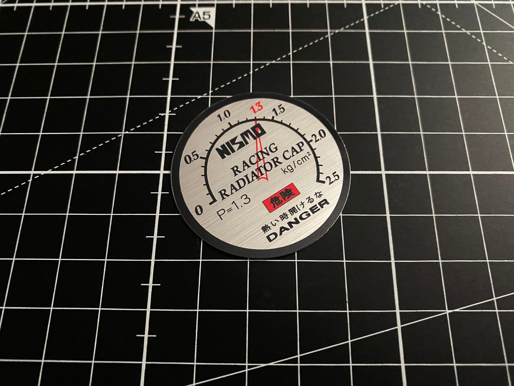 NISMO Style Radiator Cap Label | Etsy