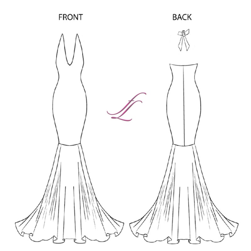 Prom Dress Pattern - Etsy