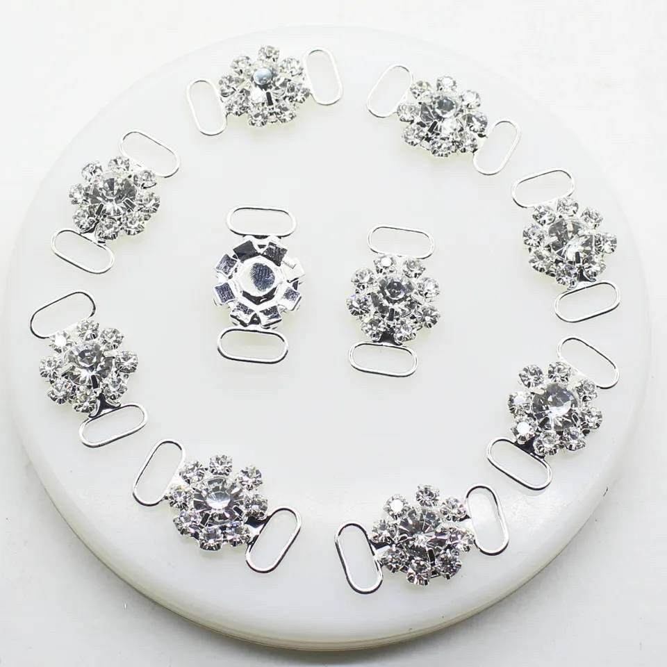 Silver Rhinestone Bikini Connector, Chain Swimwear Bikini Connector ...