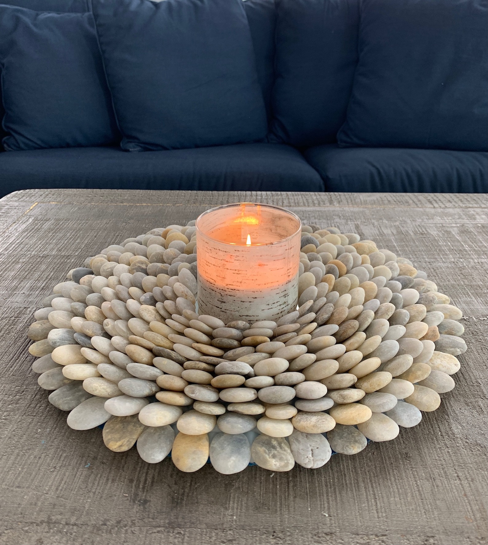 Handmade Stone Wall Art – Natural Rock Wall Sculpture, Modern Rustic ...