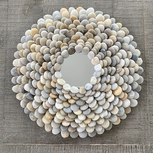 Handmade Stone Wall Art – Natural Rock Wall Sculpture, Modern Rustic ...