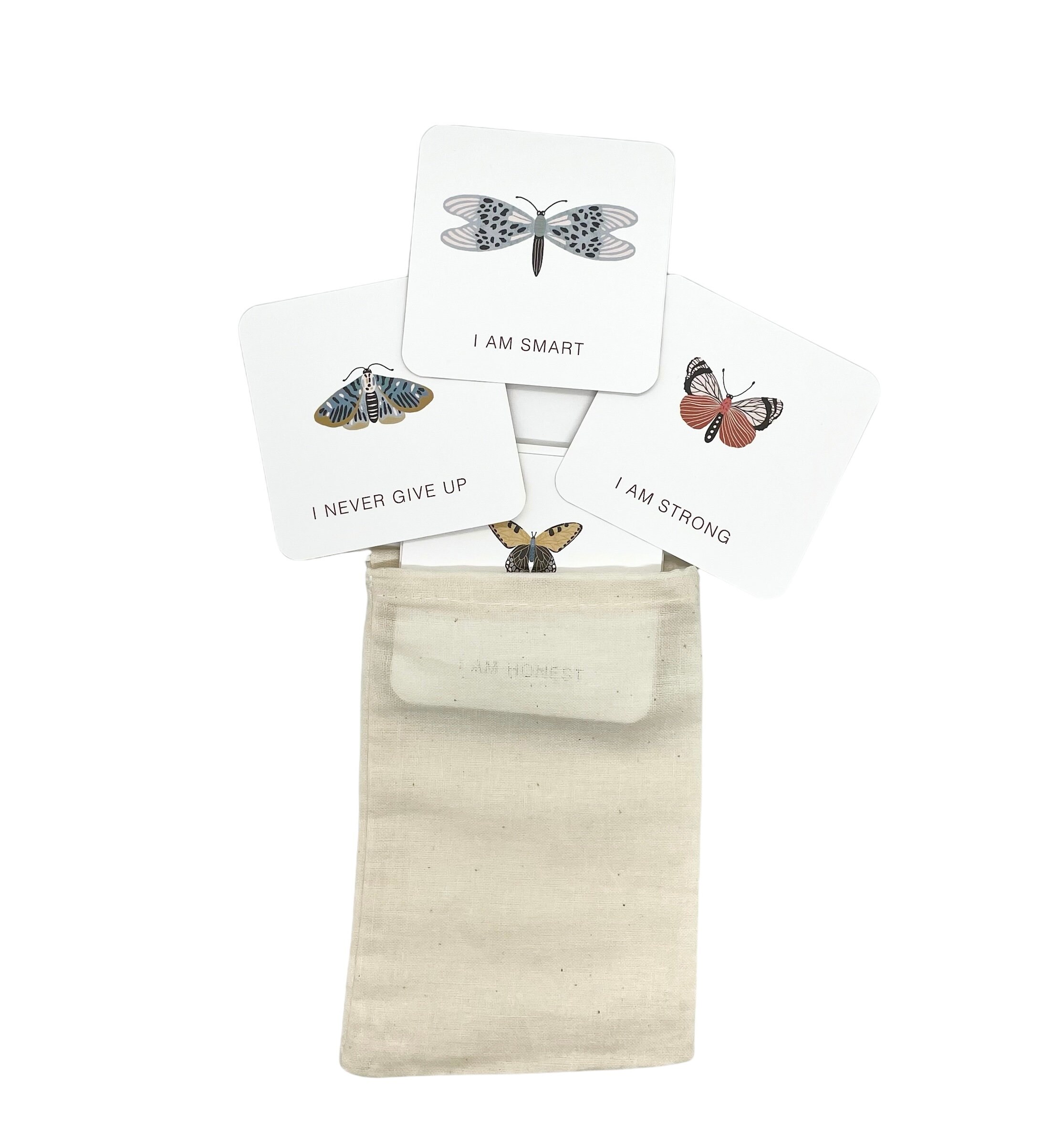 Affirmation Cards for Kids Butterfly Positive Affirmation Card Deck for ...