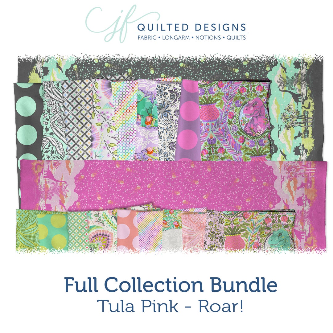 Full Collection Bundle Tula Pink Roar PRE-ORDER DEPOSIT April 2024 - Etsy