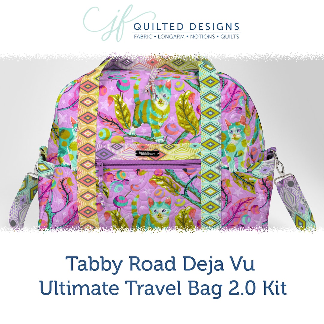 Ultimate Travel Bag 2.0 Kit Tula Pink Tabby Road Deja Vu by Annie Bag ...