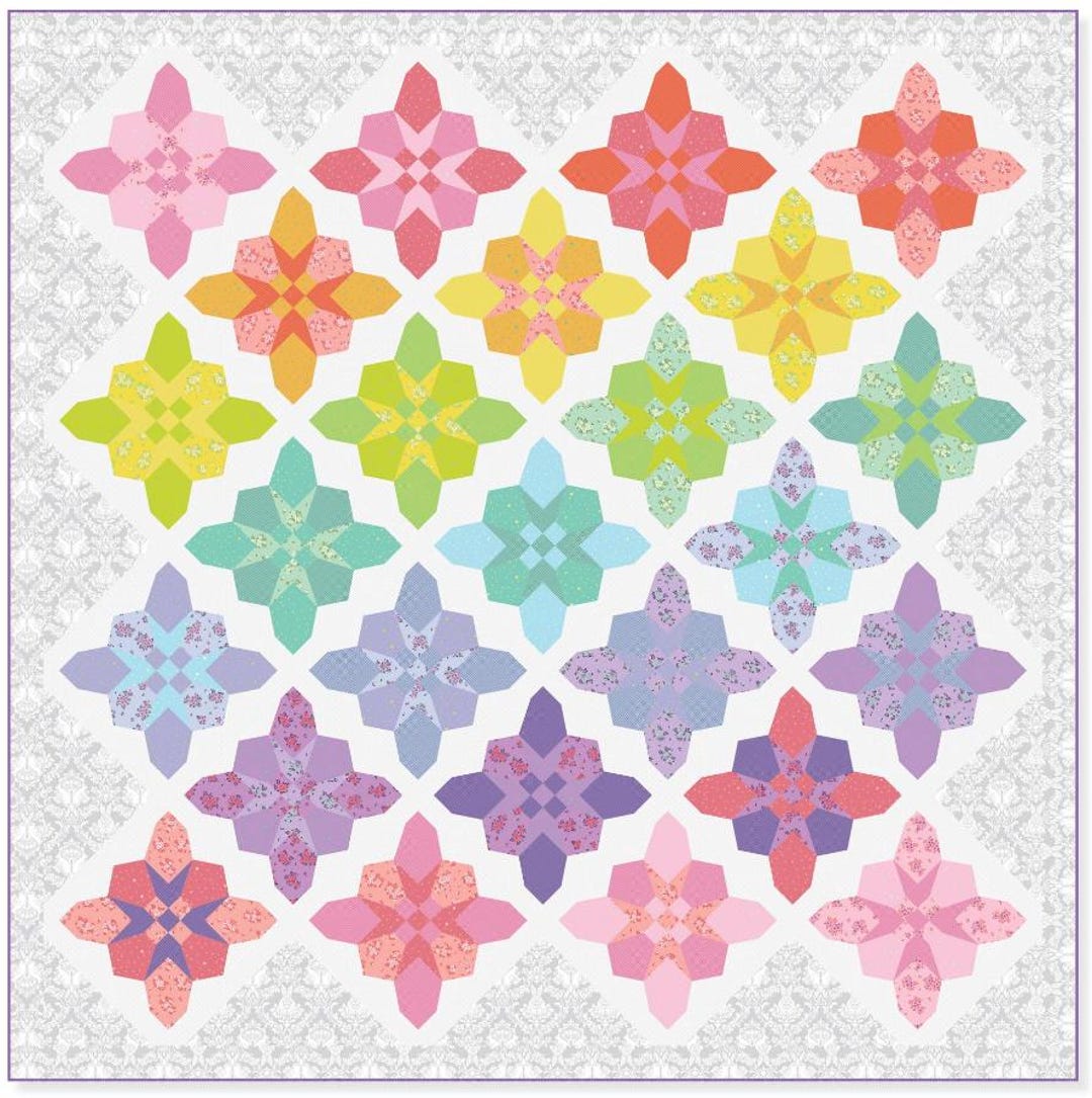 Forget Me Not Quilt Kit - PREORDER_DEPOSIT - RELEASES APRIL 2025 - Etsy
