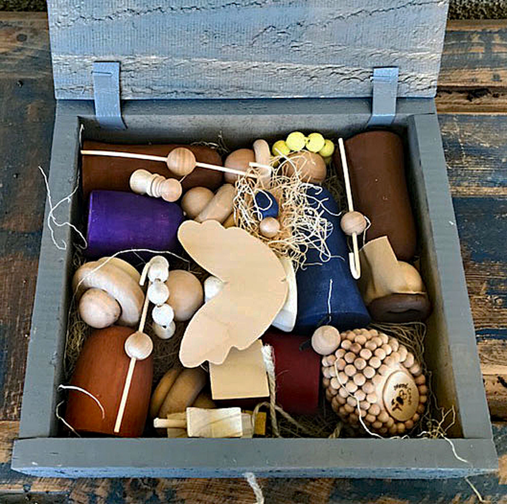 Handcrafted Wooden Nativity Set - Etsy