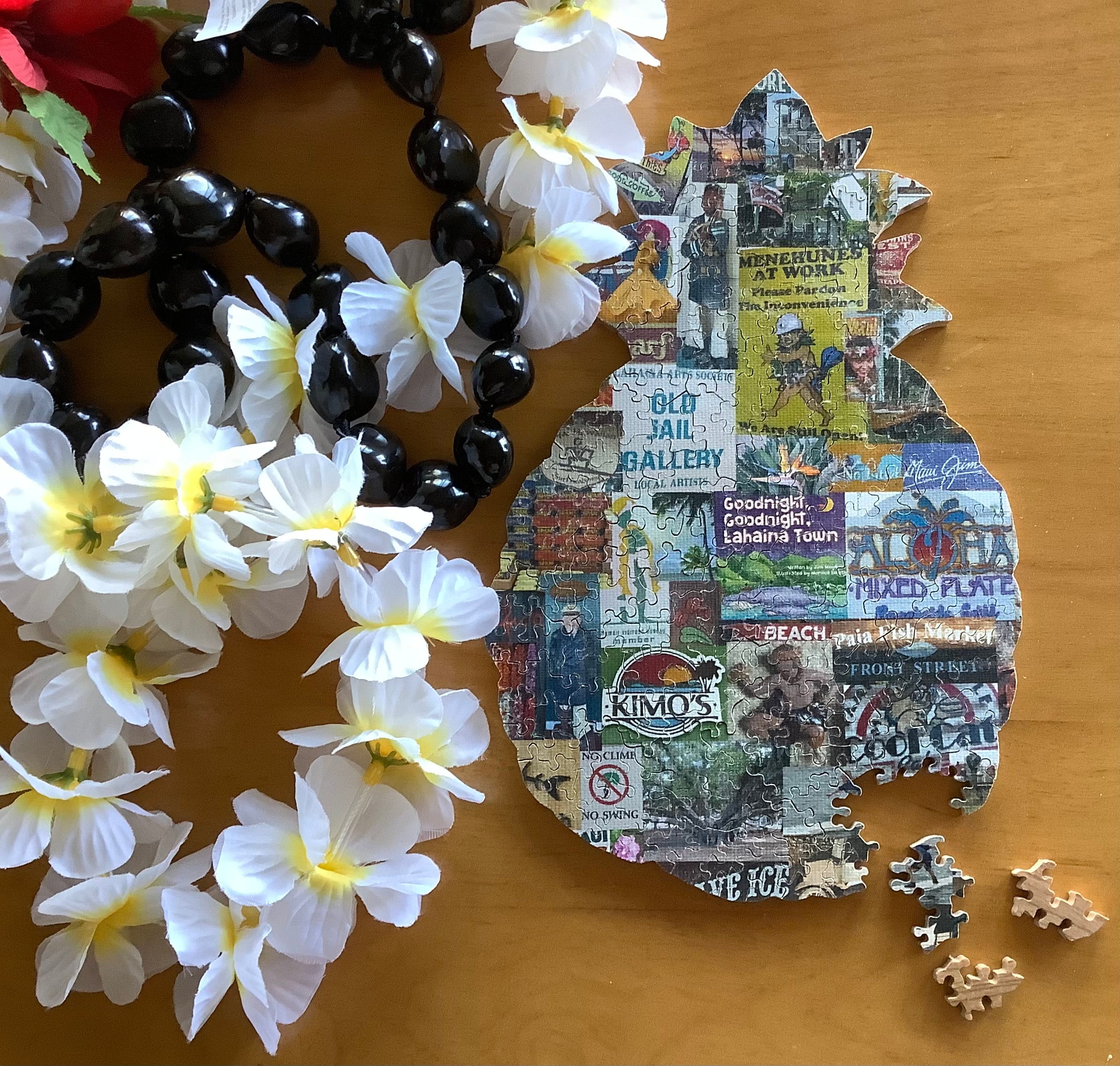 Handcrafted Wooden Jigsaw Puzzle — Signs and Sites From Old Lahaina ...
