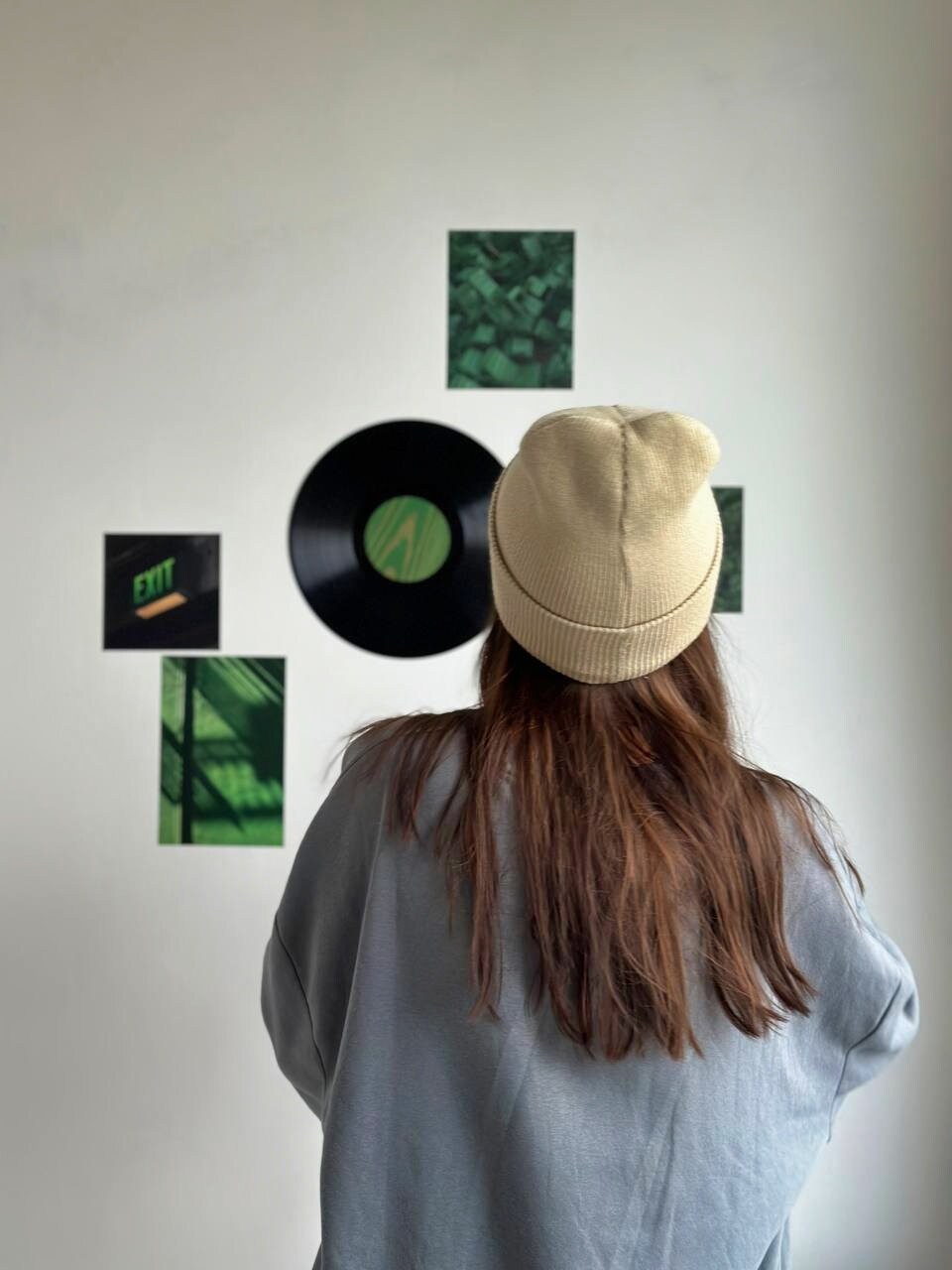 Green Aesthetic Sticker Set Sage Green Mix Wall Decor Art for Room ...