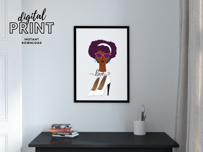 Black Girl Magic Printable Wall Art is a Great Inspirational - Etsy