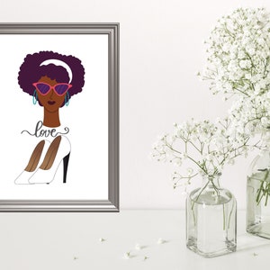 Black Girl Magic Printable Wall Art is a Great Inspirational - Etsy