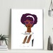 Black Girl Magic Printable Wall Art is a Great Inspirational - Etsy