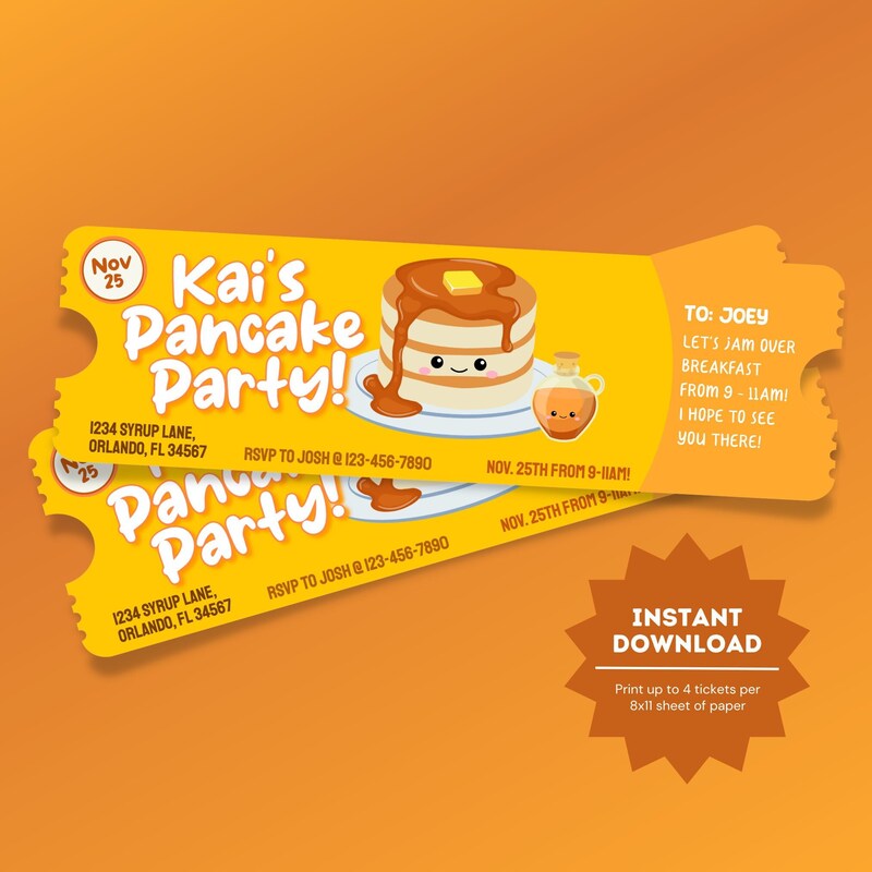 Breakfast Party - Etsy