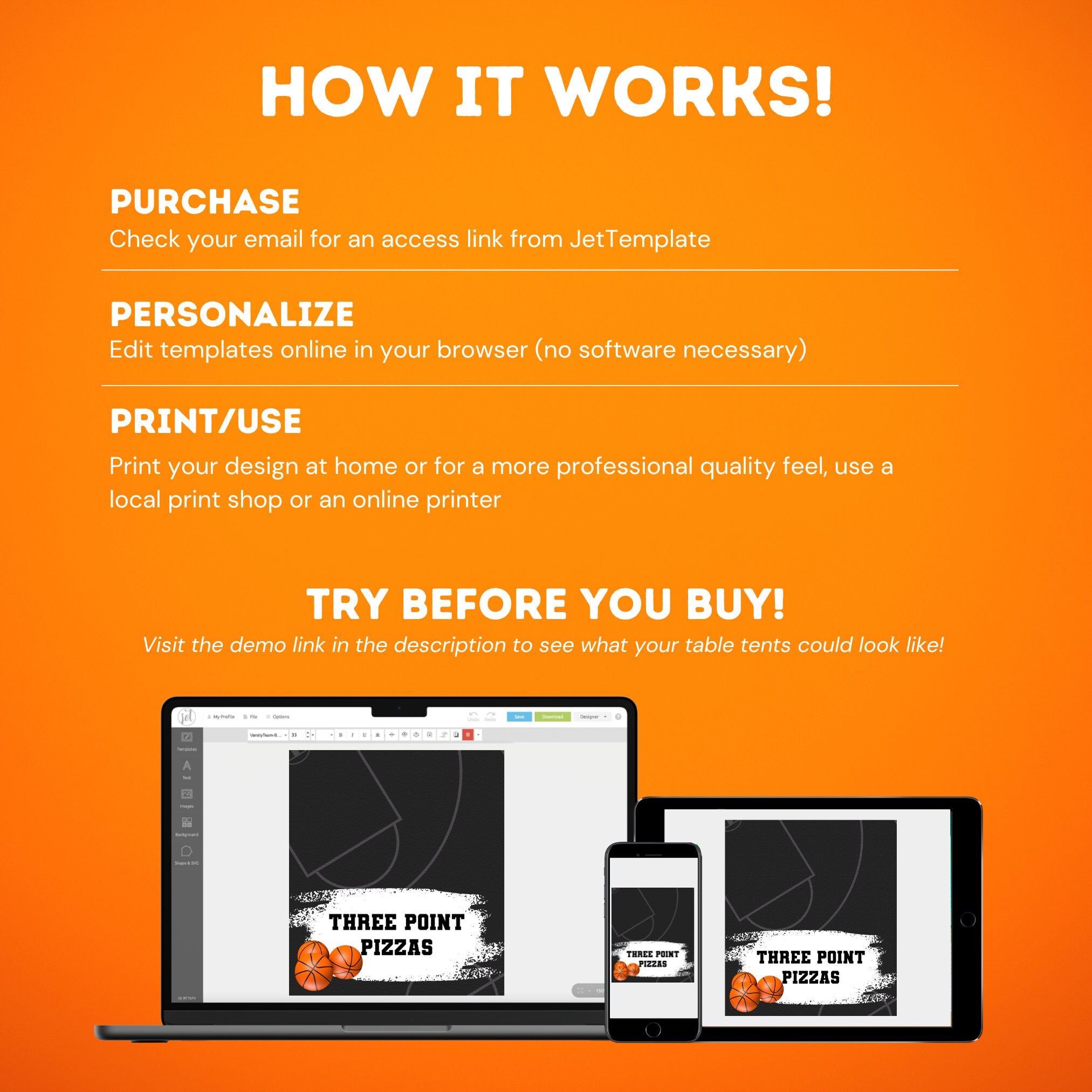 Basketball Party Buffet Table Cards Basketball Themed Party Food Labels ...