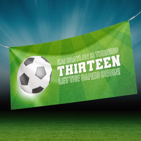 Soccer Field Banner - Etsy
