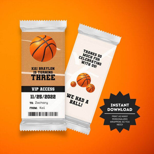 Candy Wrapper Basketball - Etsy