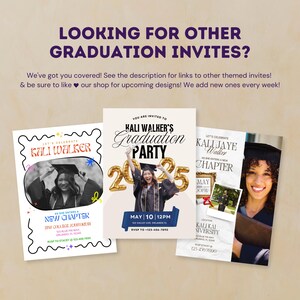 Graduation Party 2025 Invite | Digital Graduation Invitation | College ...