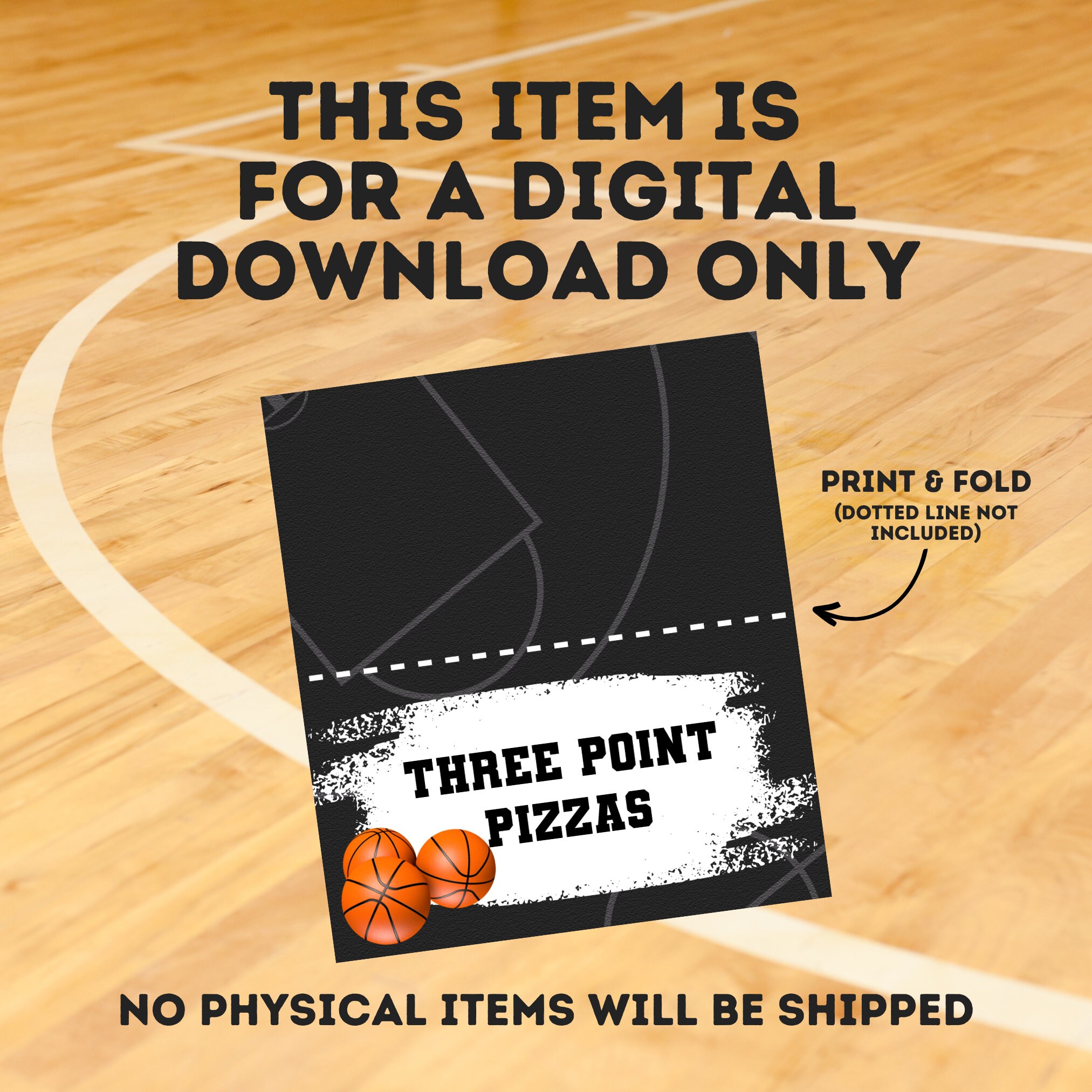 Basketball Party Buffet Table Cards Basketball Themed Party Food Labels ...