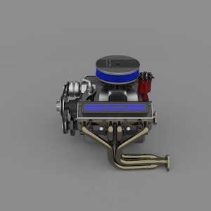 Edelbrock V8 Engine 3D Model Ready to Print ,STL File ,for 3D Printer ...
