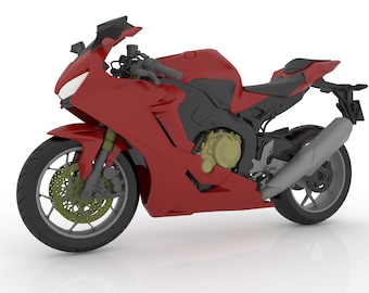 Motorcycle Stl File - Etsy UK