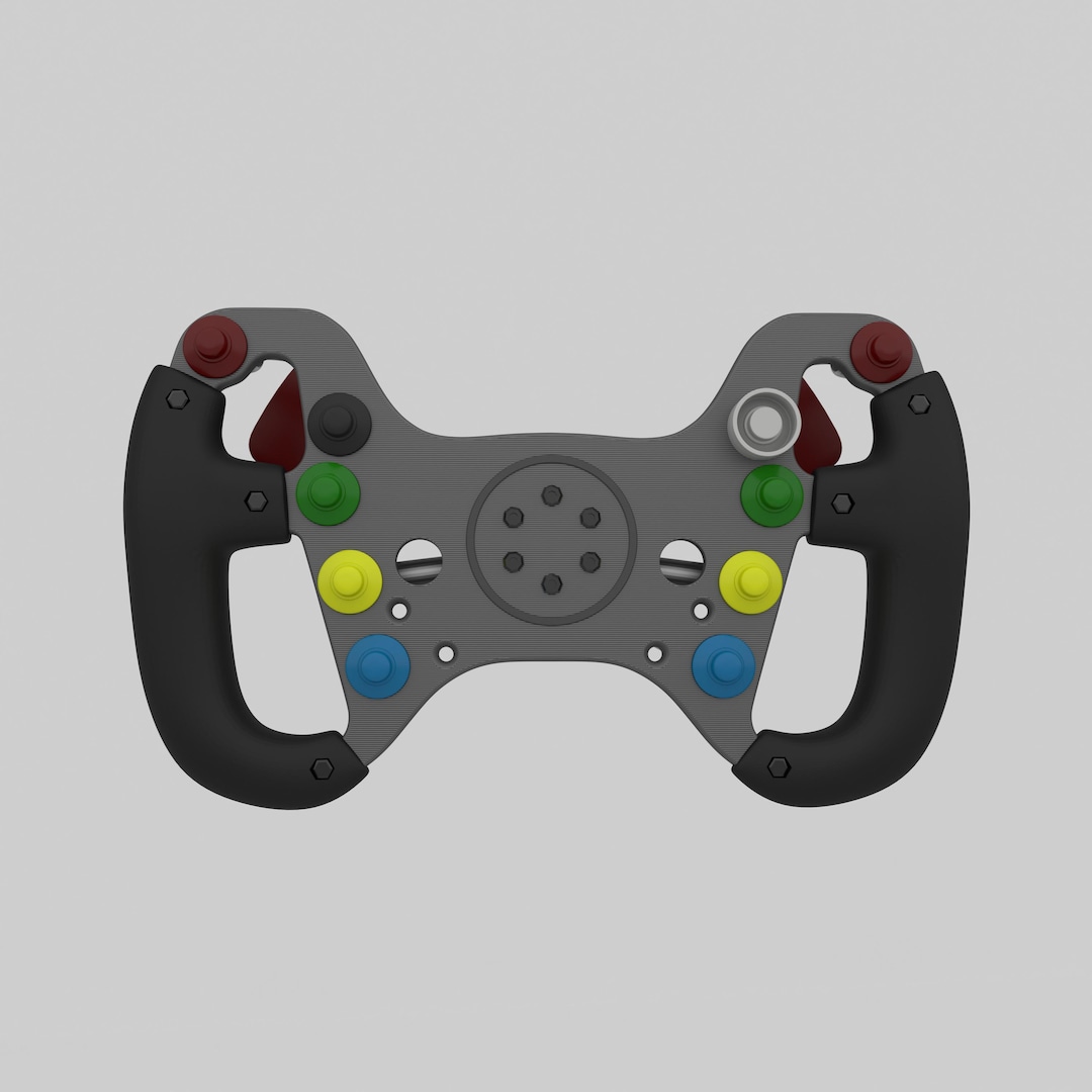 3D Printable GT3 Racing Steering Wheel Model - Stl Files for FDM, SLA ...