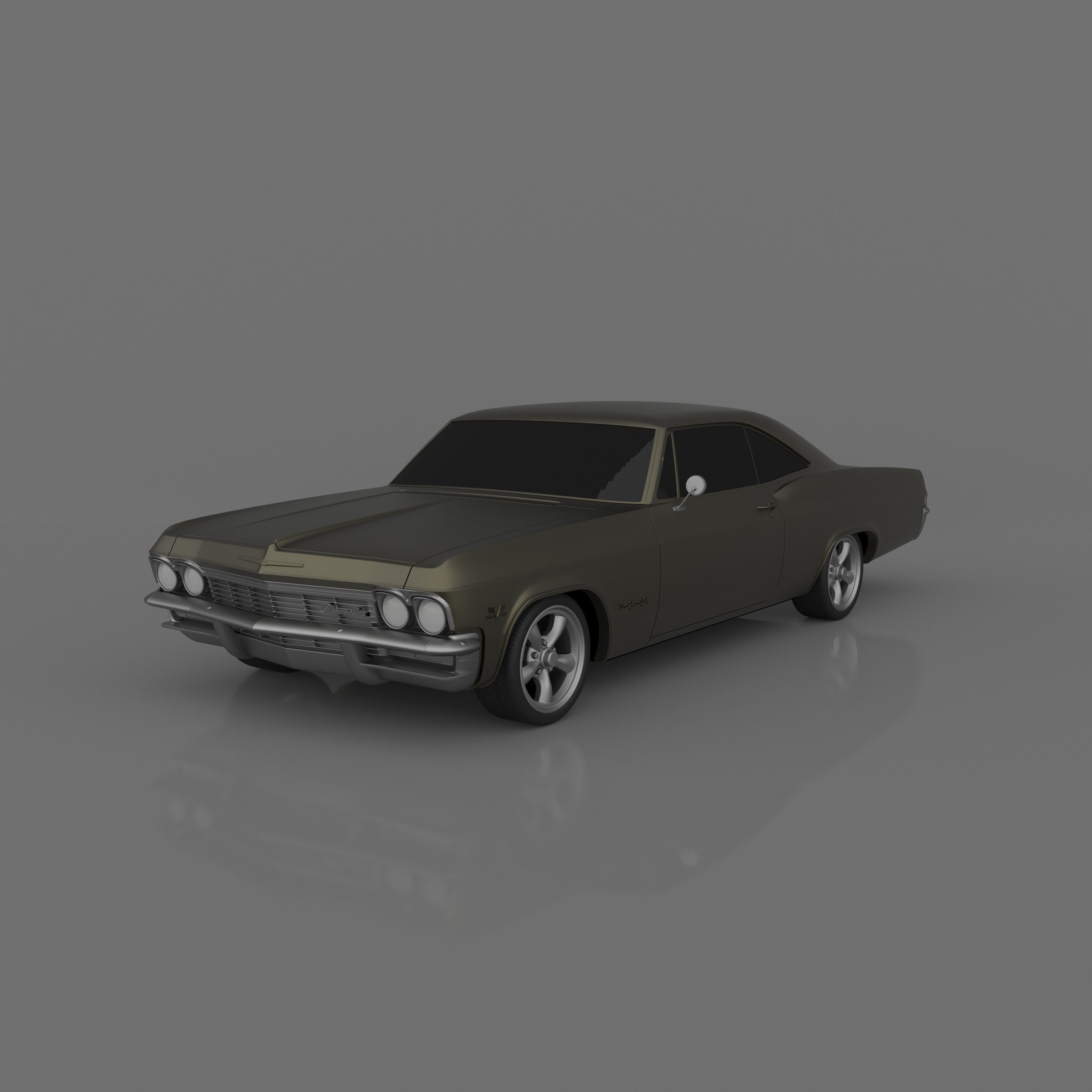 Chevrolet Impala 1965 Ready to Print,stl File,3d Printing Car,high ...