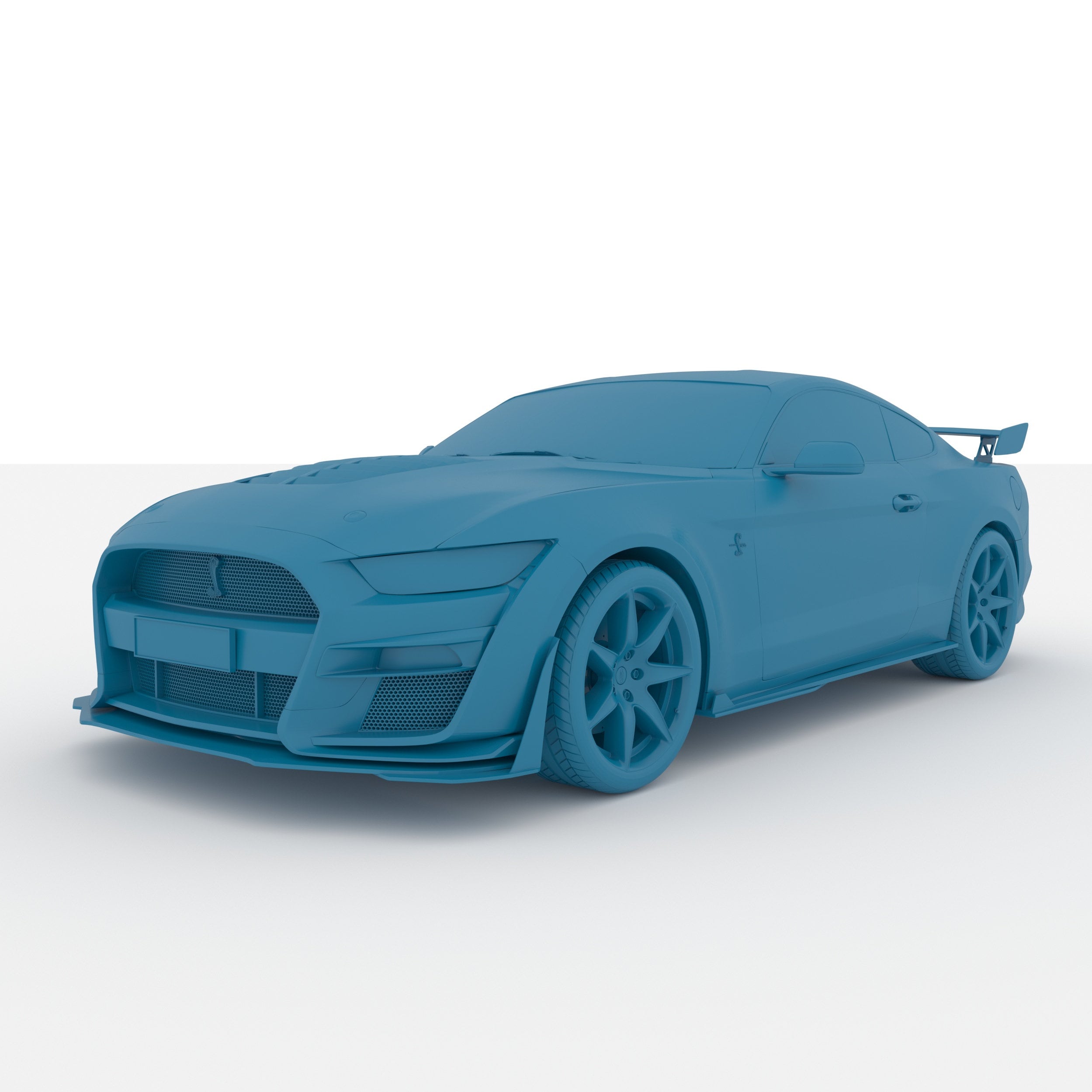 Ford Mustang Shelby GT500 2020 3D Model for Print,stl File,3d Printing ...