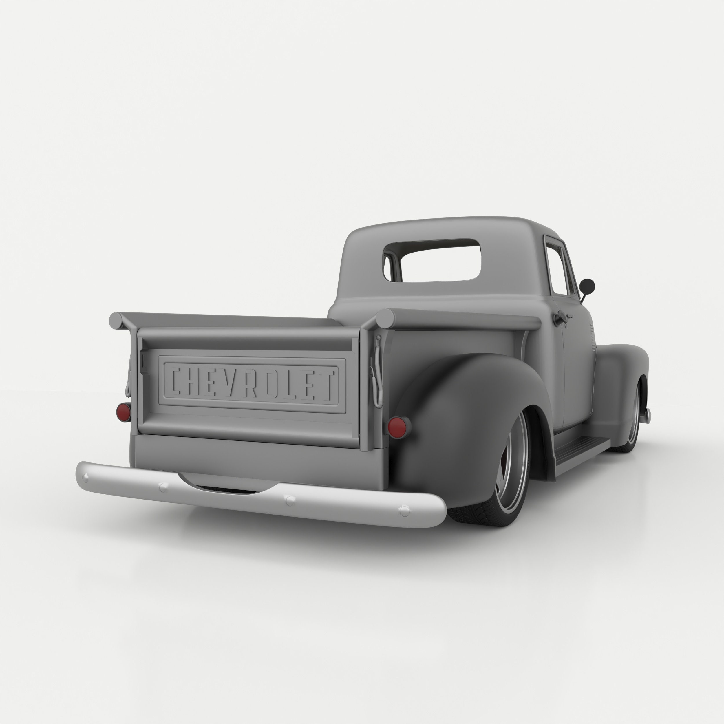 Classic 1950s Pickup Truck 3D Model - Stl Files for 3D Printers ...