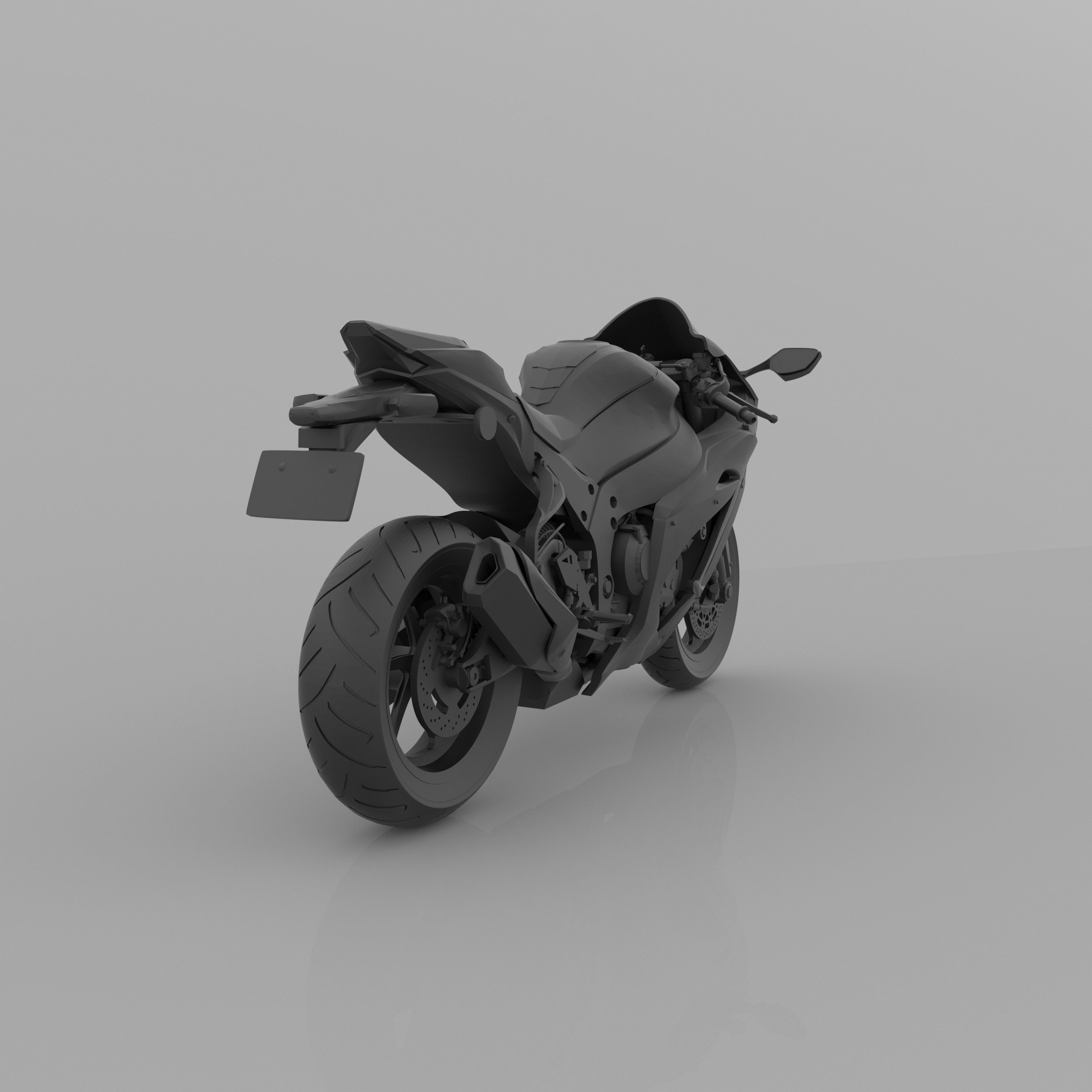 Kawasaki Ninja ZX-10R 1000 3D Model Ready to Print,stl File for 3D ...