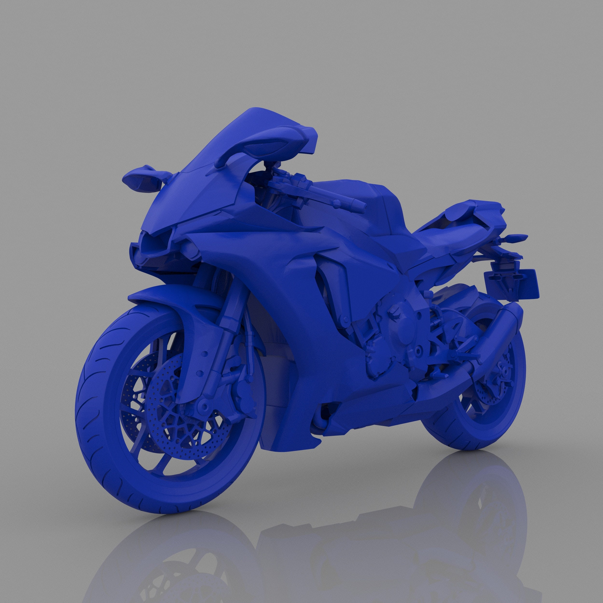 Yamaha YZF R1 Motorcycle 2015-2019,STL File Ready for 3D Print,high ...