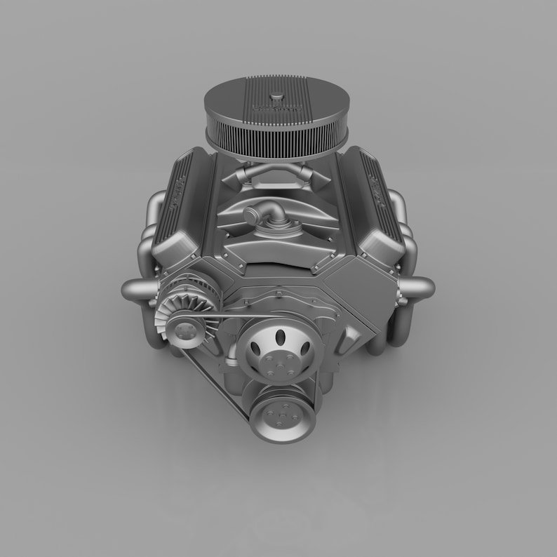 Edelbrock V8 Engine 3D Model Ready to Print ,STL File ,for 3D Printer ...