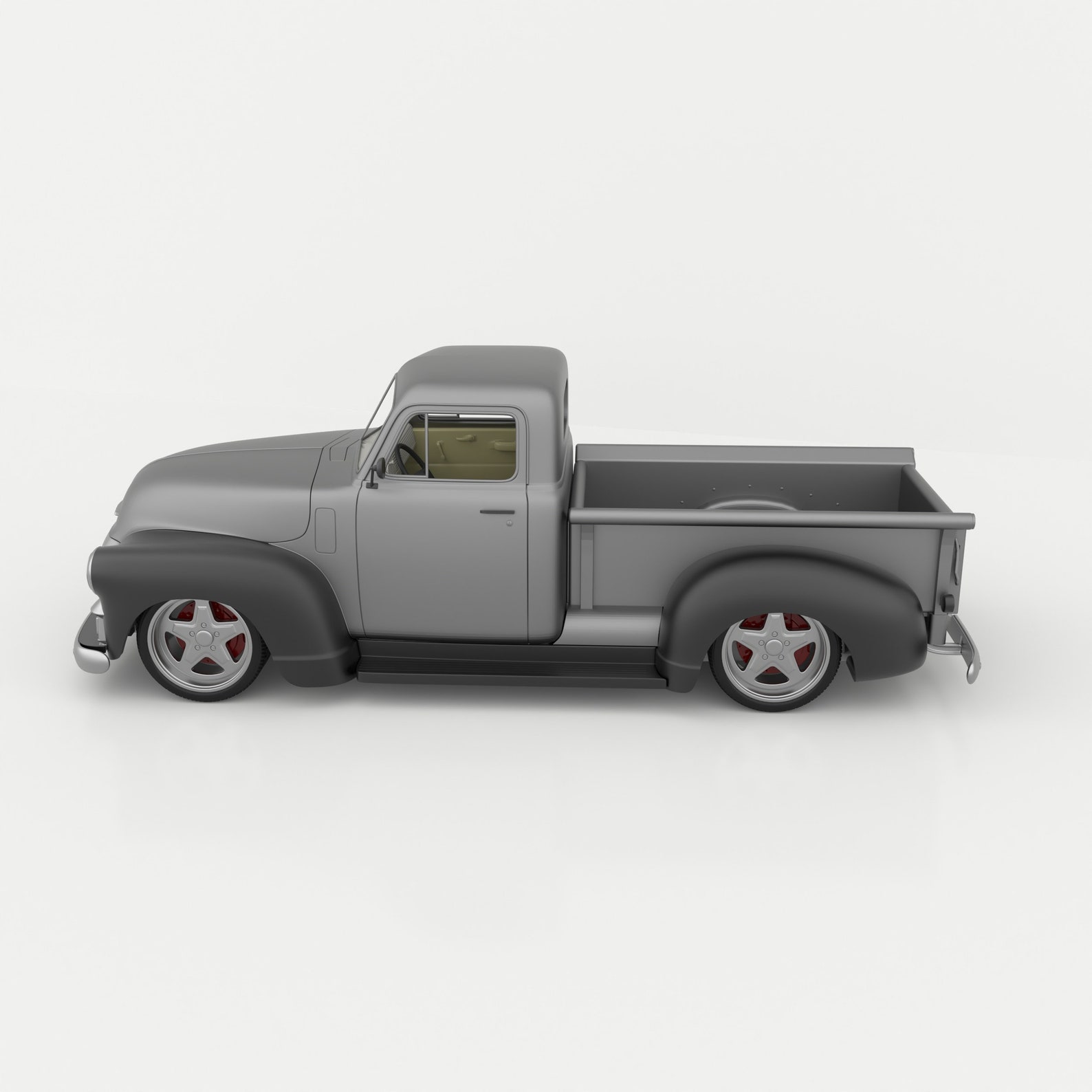 Classic 1950s Pickup Truck 3D Model - Stl Files for 3D Printers ...
