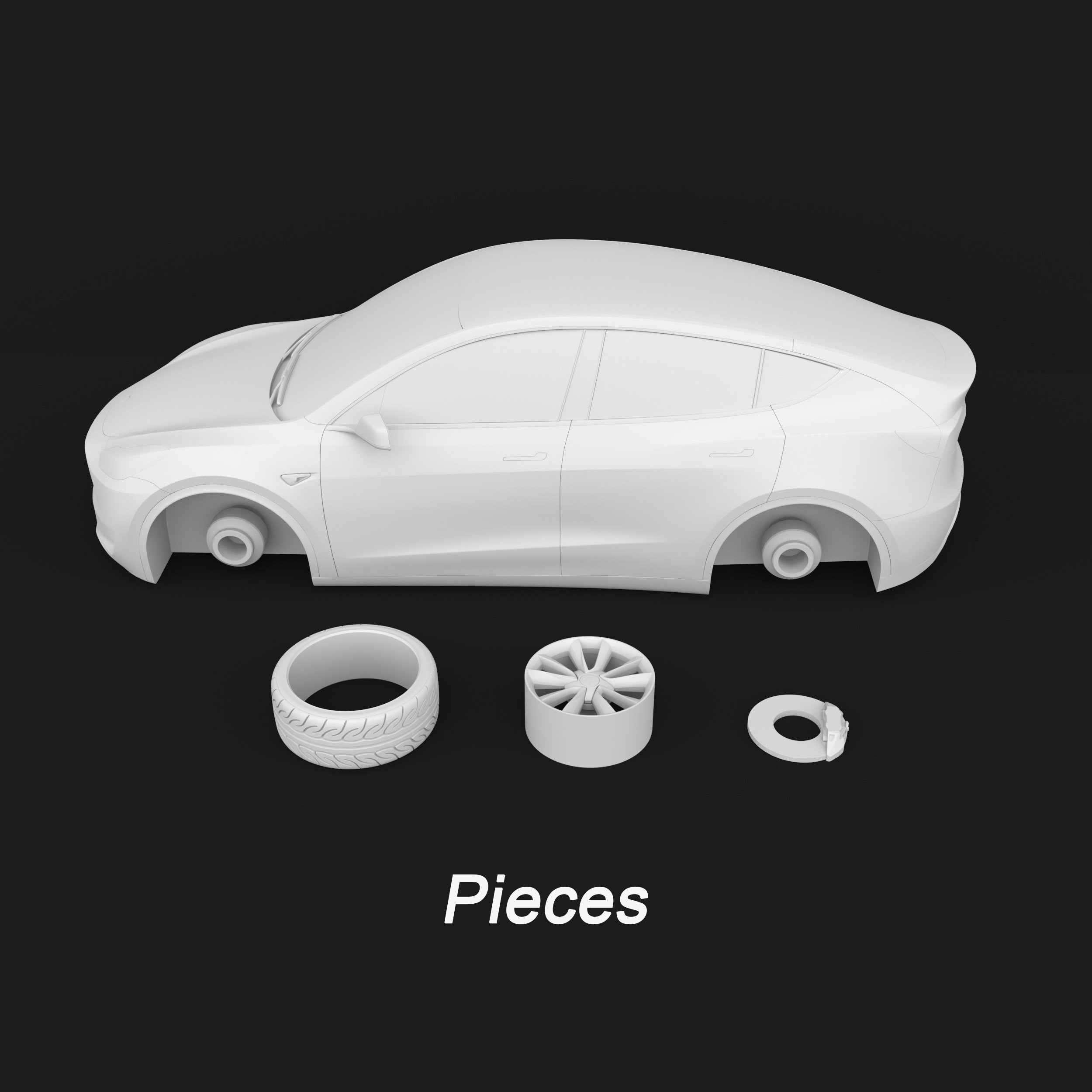 Tesla Model Y Ready to Printstl File3d Printing (Download Now) - Etsy