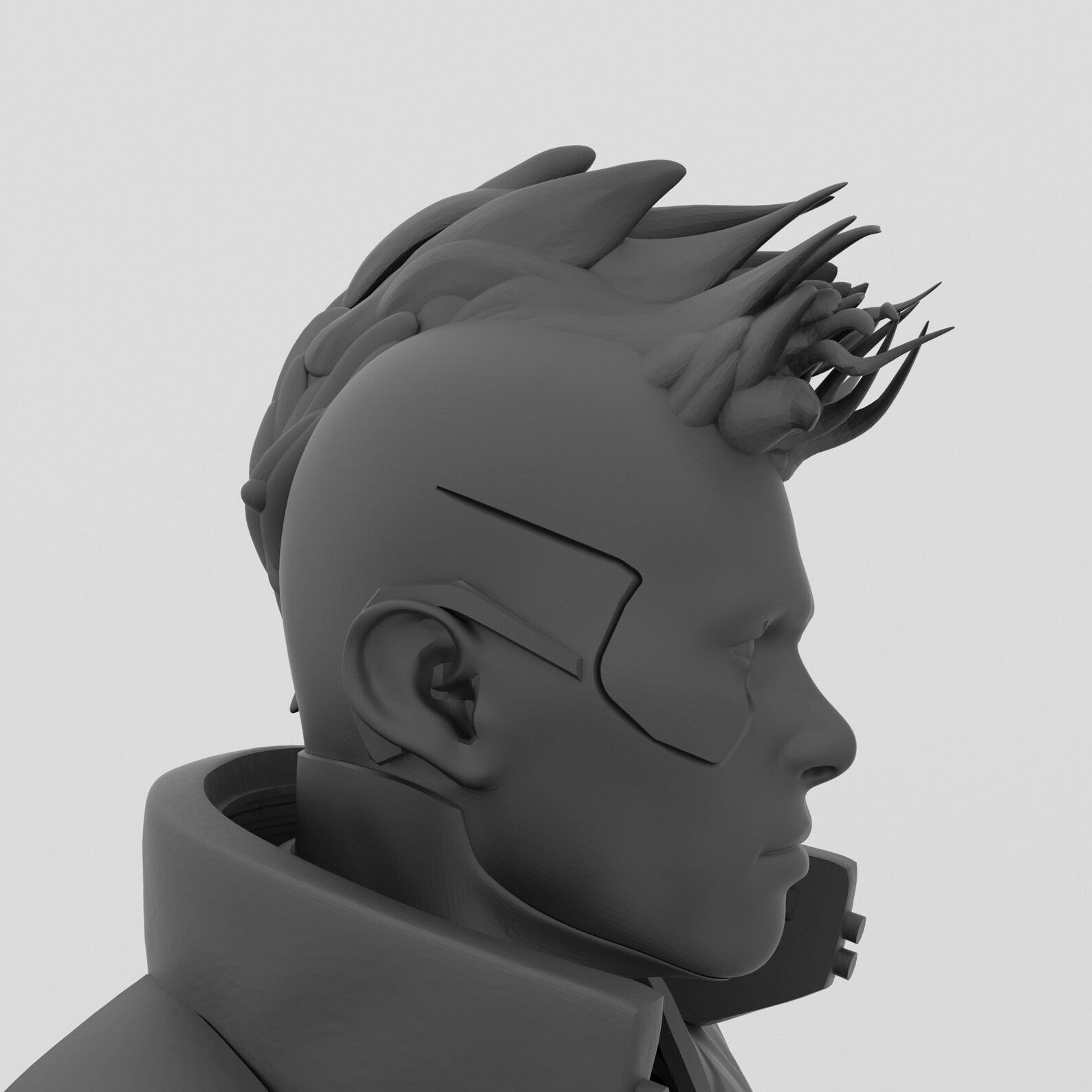 Cyberpunk 2077 3D Model Ready to Print STL File for 3D - Etsy