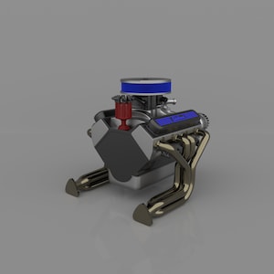 Edelbrock V8 Engine 3D Model Ready to Print ,STL File ,for 3D Printer ...