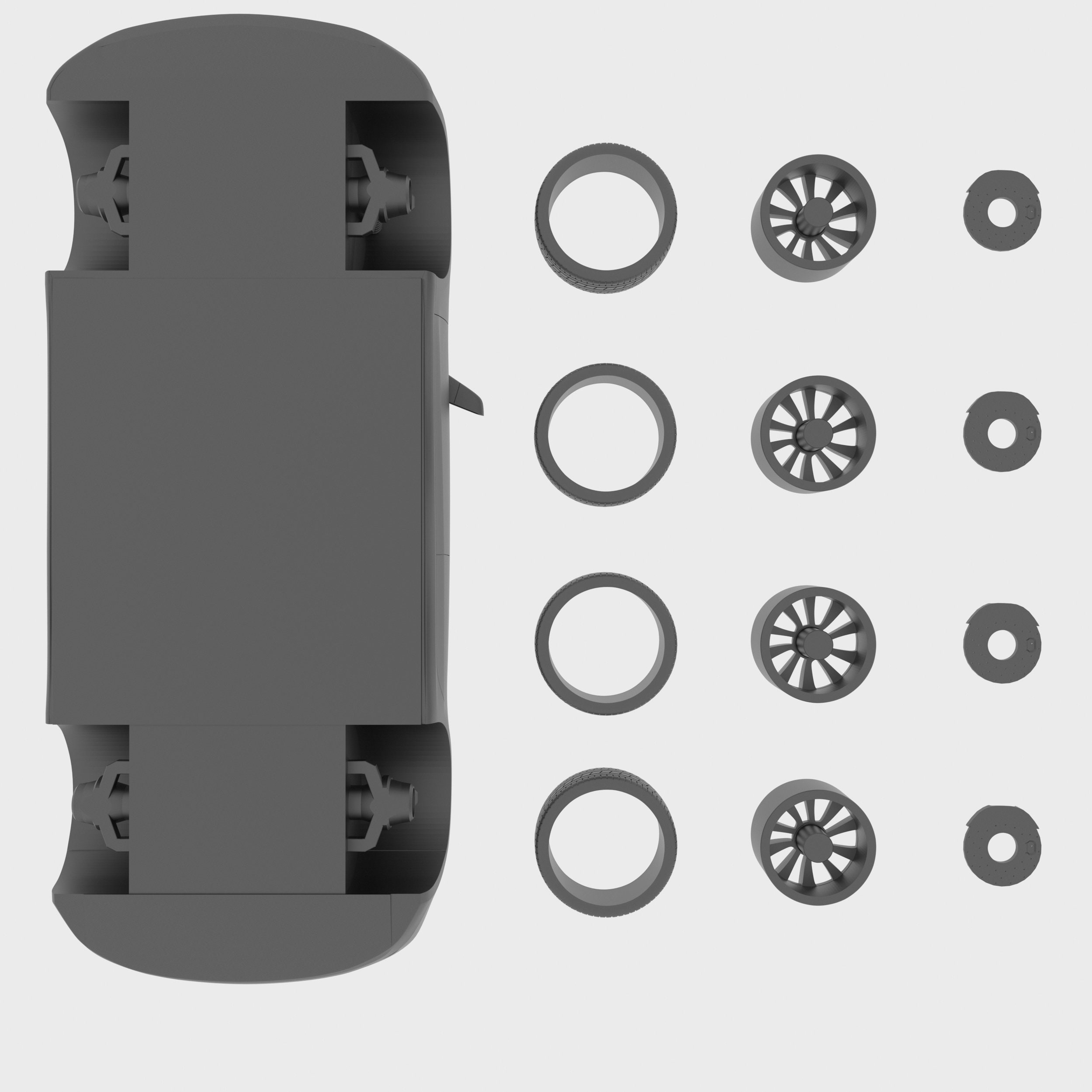 3D Model Tesla Model 3,STL File Ready for 3D Print,3d Printing Car,high ...