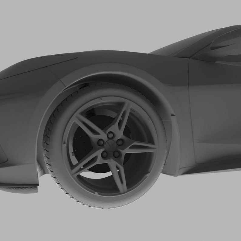 Chevrolet Corvette C8 2020 for 3D Printing,stl File Ready to Print,high ...