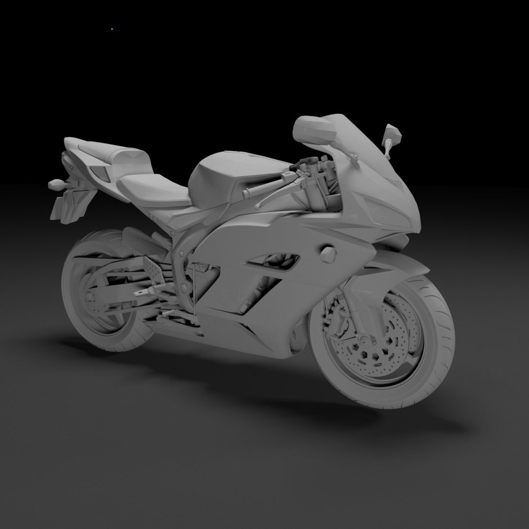 Motorcycle Honda CBR 1000RR Fireblade(2005-2007)3d Model,stl File Ready ...