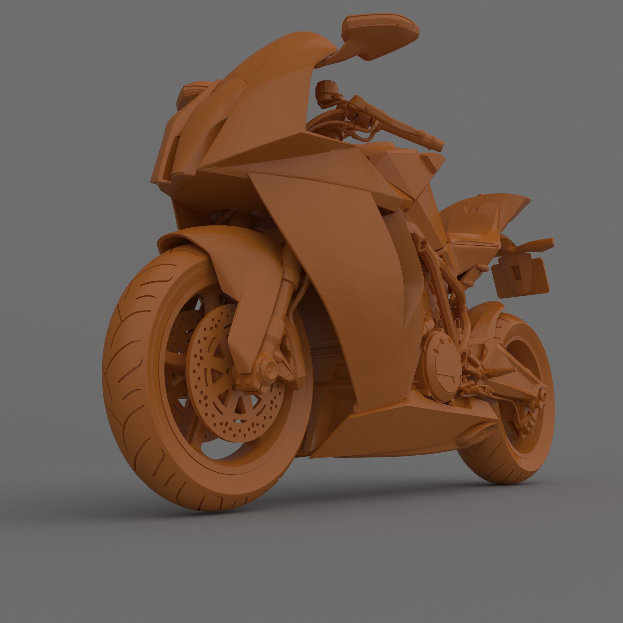 Motorcycle KTM 1190 RC8 2011-2015 3D Model,stl File Ready for 3D Print ...