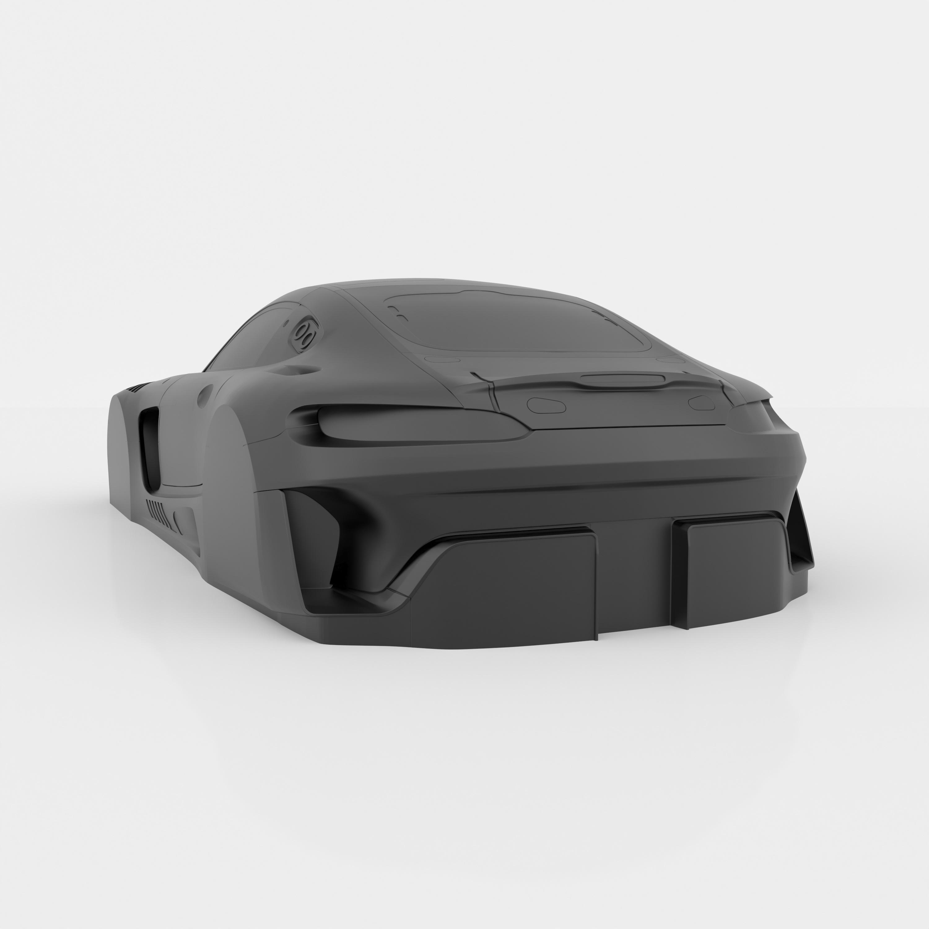 Mercedes AMG GT3 Racing 3D Model - Ideal for Vacuum-molding Stl Files ...