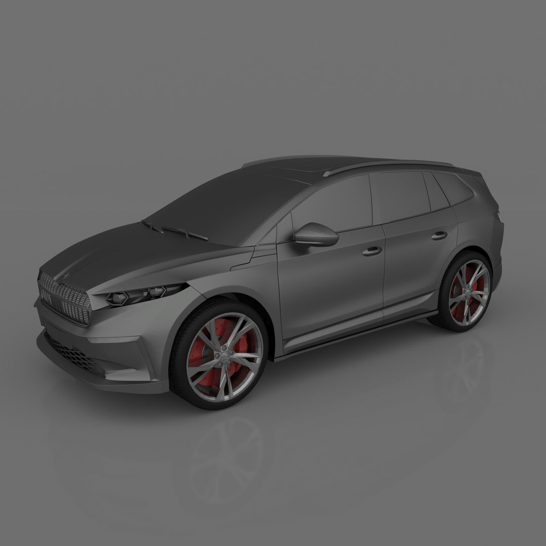 Skoda Enyaq IV 3D Model, STL File for 3D Printing - Etsy
