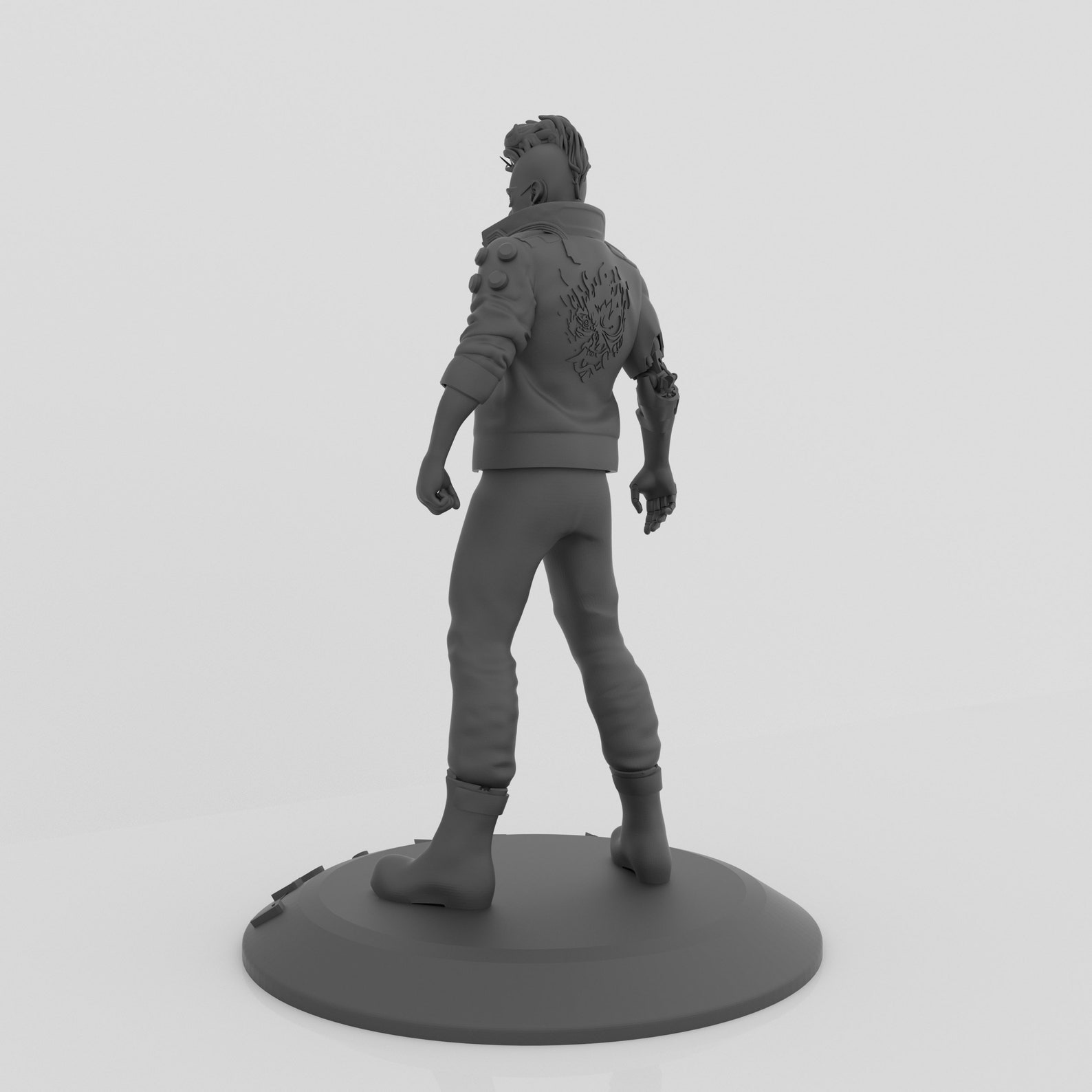 Cyberpunk 2077 3D Model Ready to Print STL File for 3D - Etsy