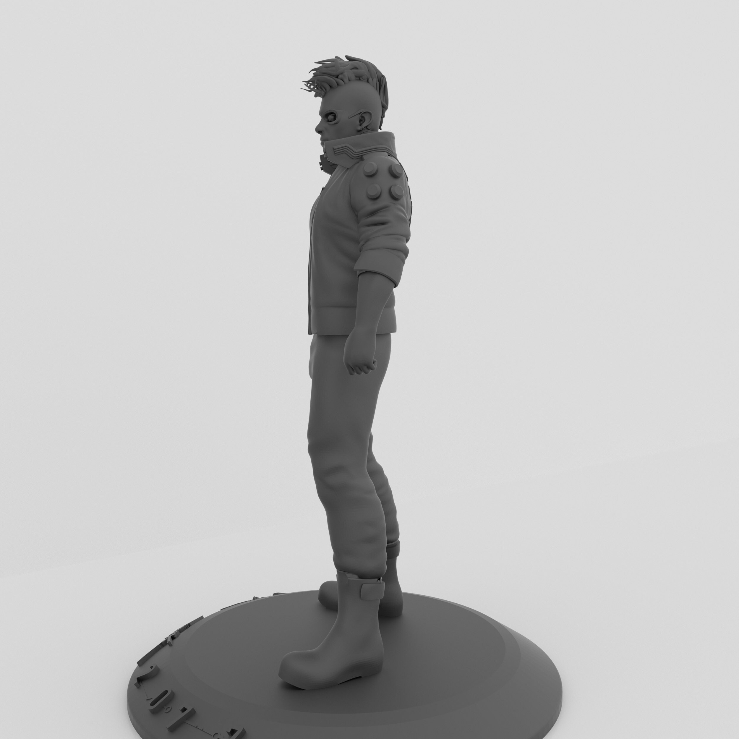 Cyberpunk 2077 3D Model Ready to Print STL File for 3D - Etsy