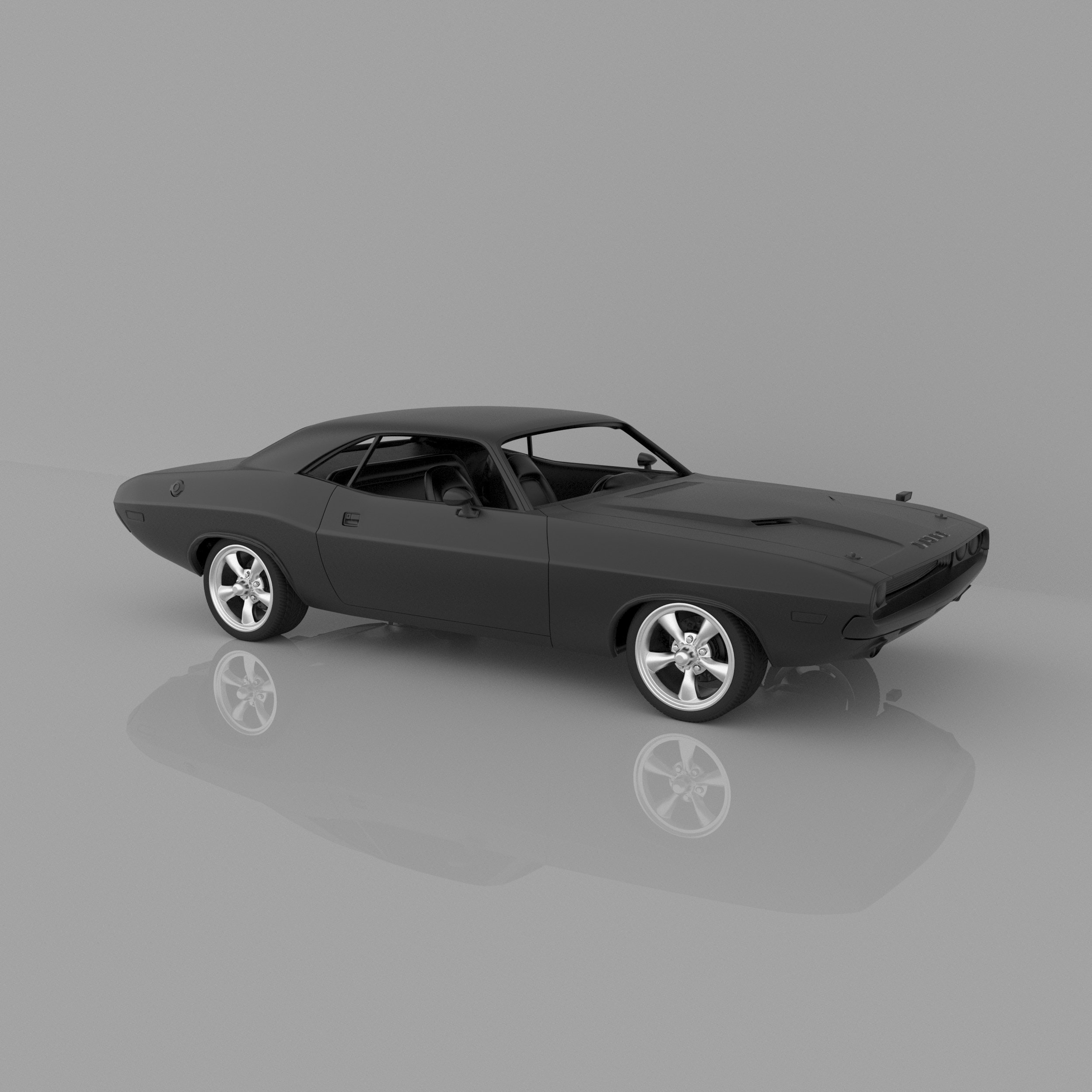 1970 Dodge Challenger 3D Model, STL File (digital Product) - Etsy