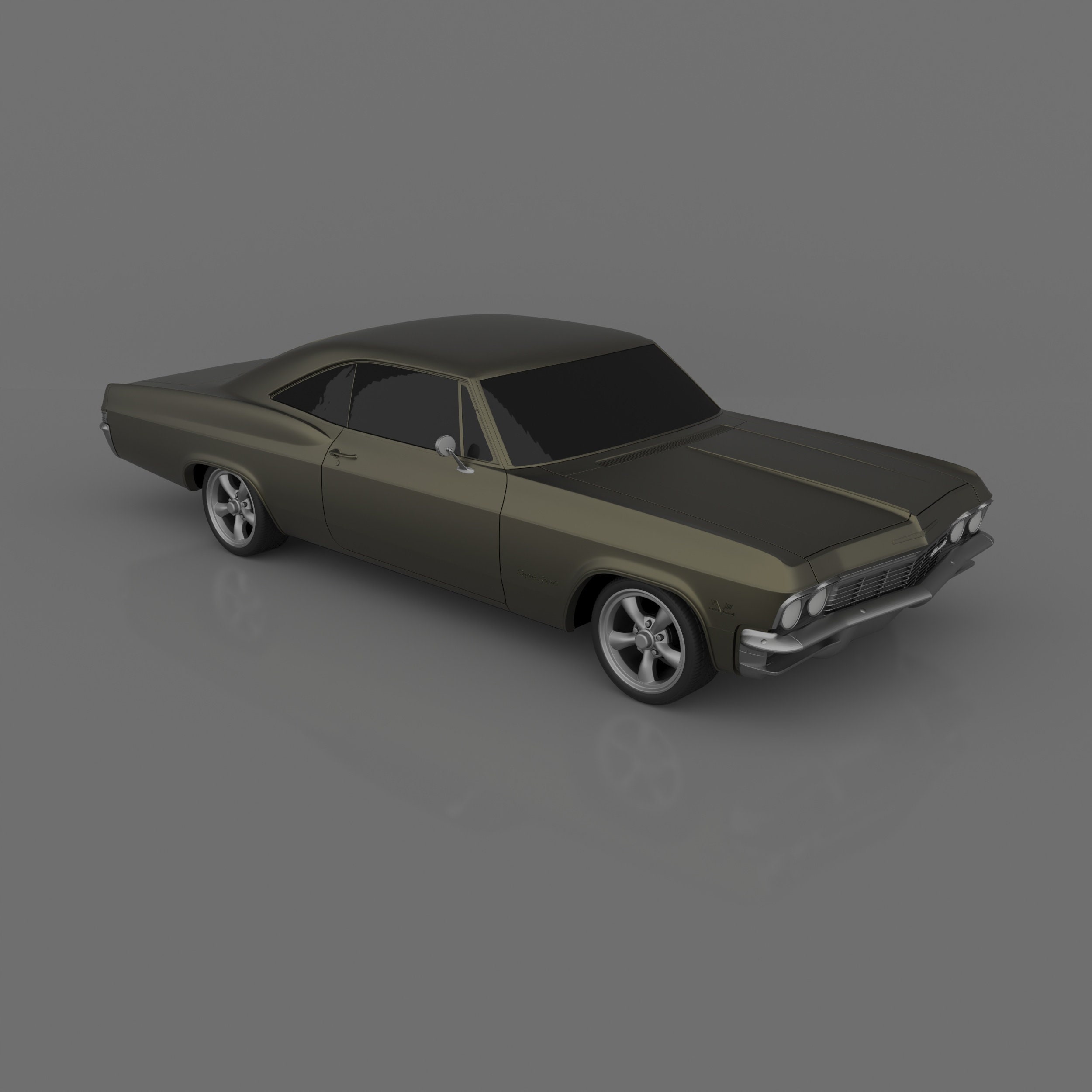 Chevrolet Impala 1965 Ready to Print,stl File,3d Printing Car,high ...