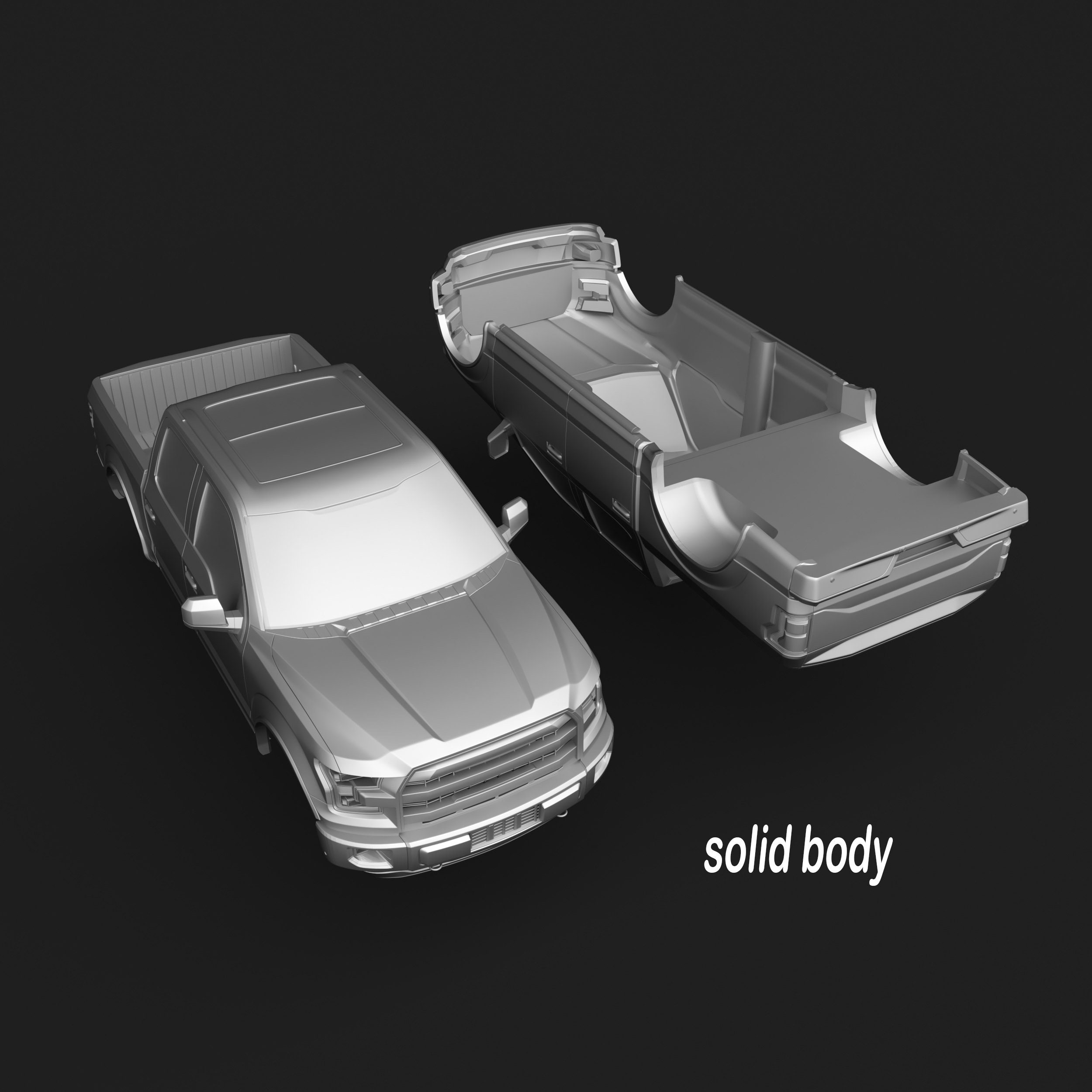 Ford F-150 Series Lariat ,ready to Print,stl File,3d Printing Car,high ...