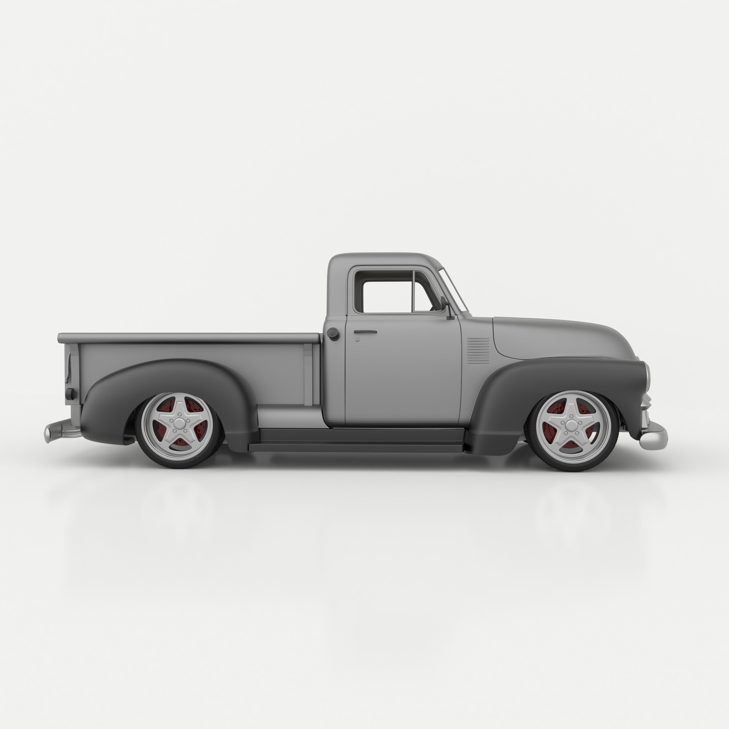 Classic 1950s Pickup Truck 3D Model - Stl Files for 3D Printers ...