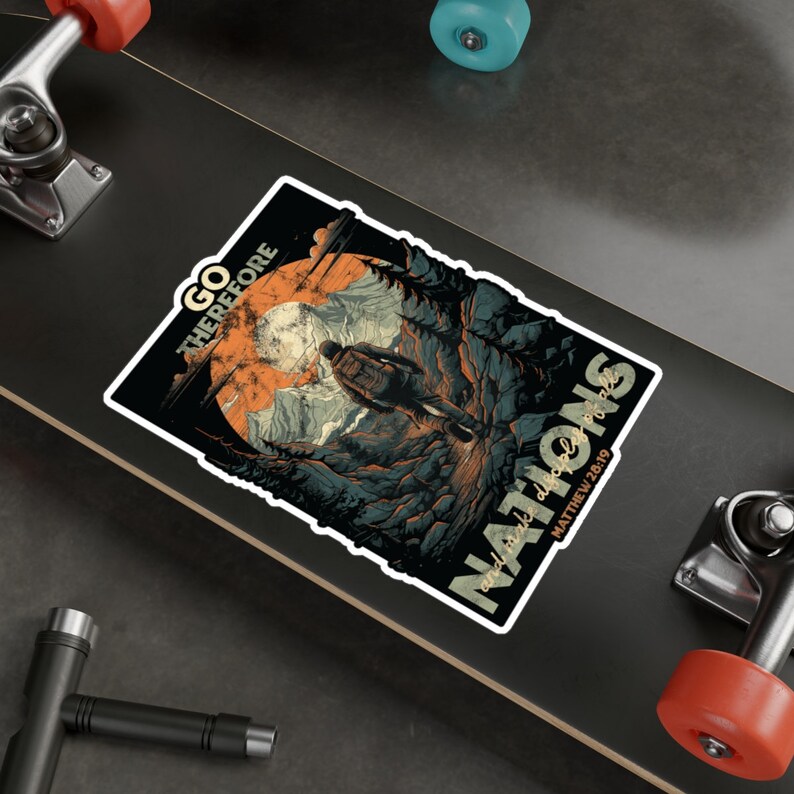 Christian Bible Verse Sticker Go and Make Disciples of All Nations ...