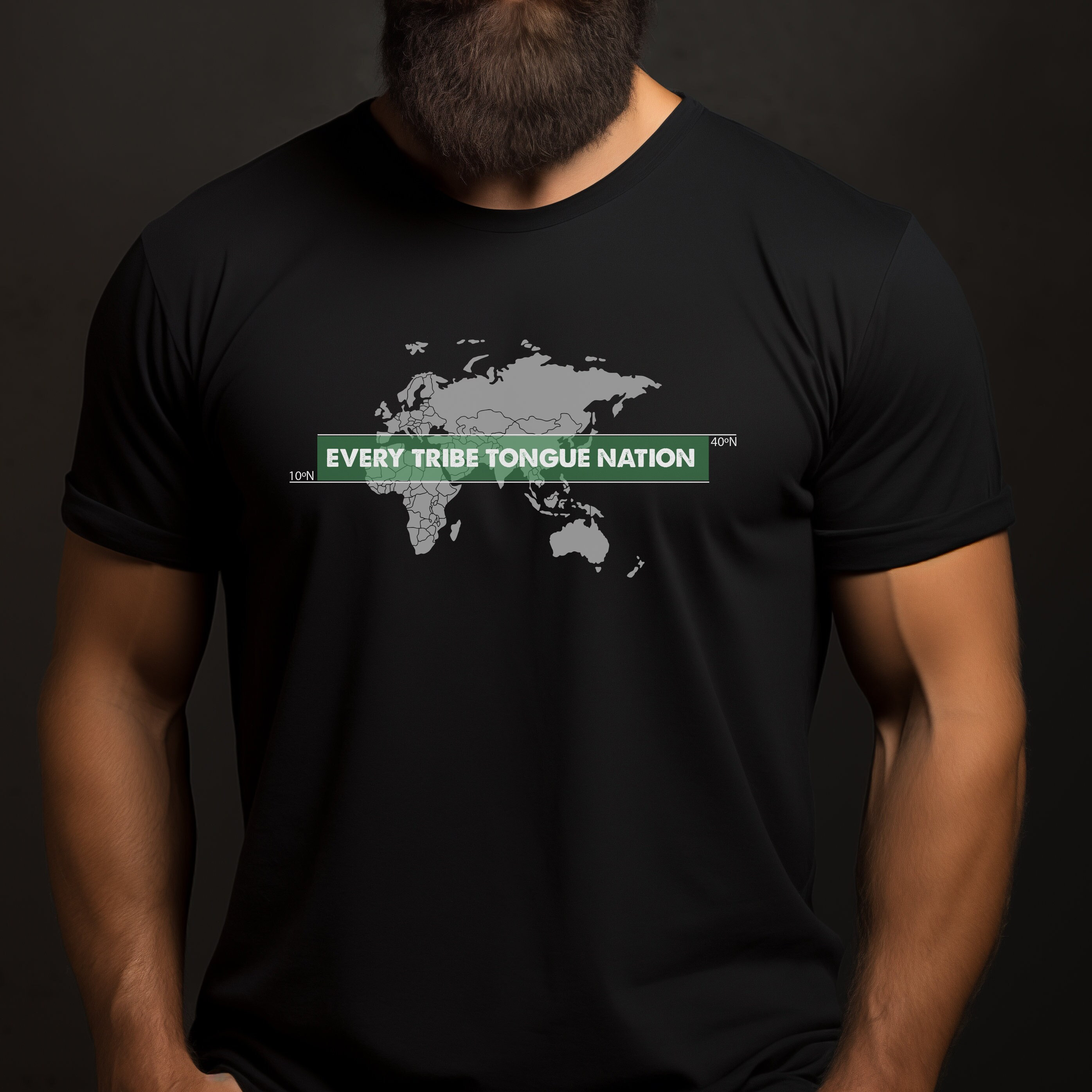 10/40 Window Shirt Every Tribe Tongue Nation Tshirt, Missionary Mission Trip T-shirt for ...